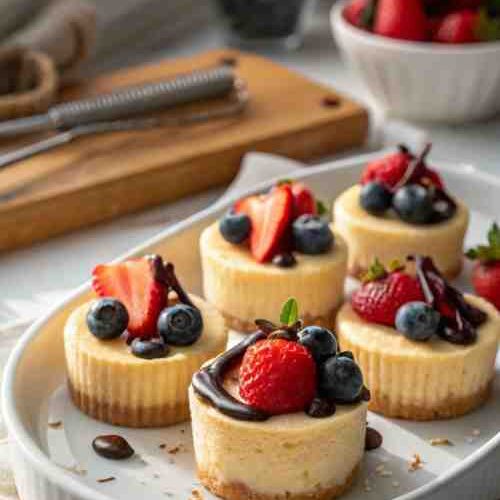 The Best Mini Cheesecake Recipe – Easy, Creamy & Perfect Bite-Size ...