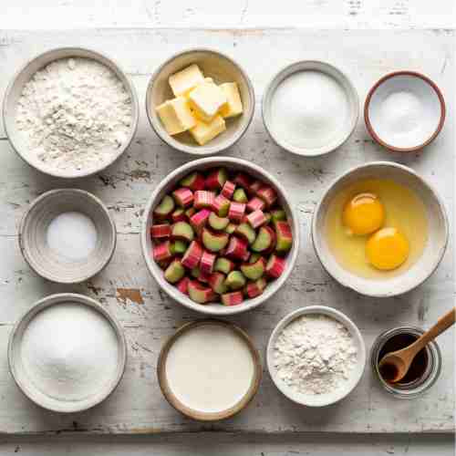 Homemade Rhubarb Custard Bars Recipe (Simple Family Dessert with Fresh ...